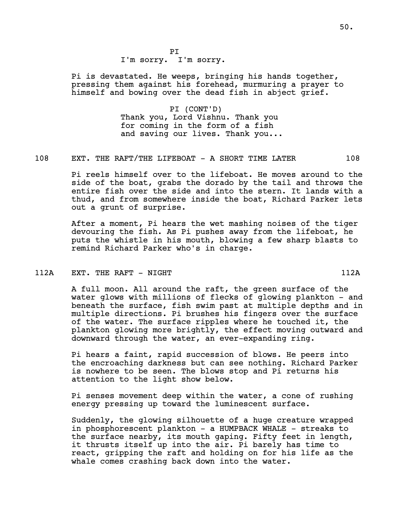 3 Lessons Learned from Reading the LIFE OF PI Screenplay – Sean Taylor ...